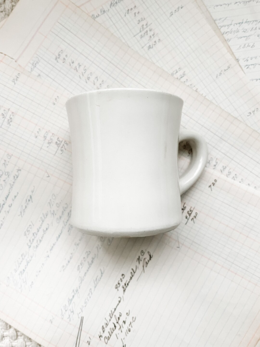 Vintage Ironstone Coffee Mug, Ultima China, Heavy Restaurant Ware ...