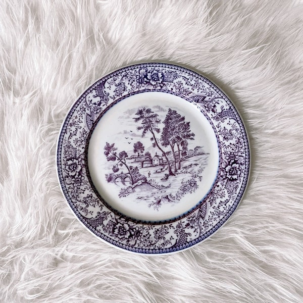 Purple Transferware - Etsy