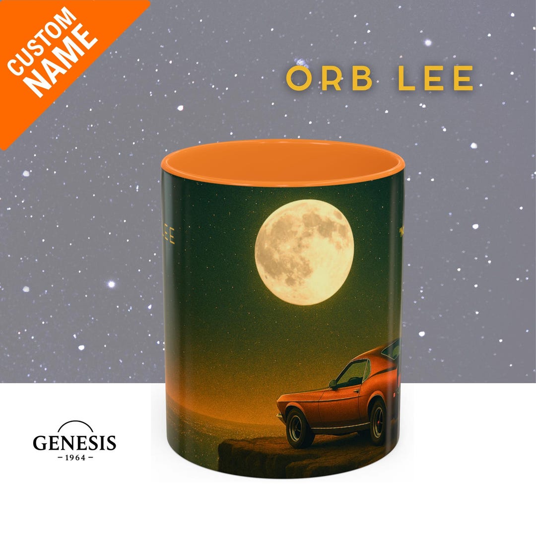 Mustang Mug - ORB LEE Nameplate Tribute | Custom Car Guy Gift, Muscle ...