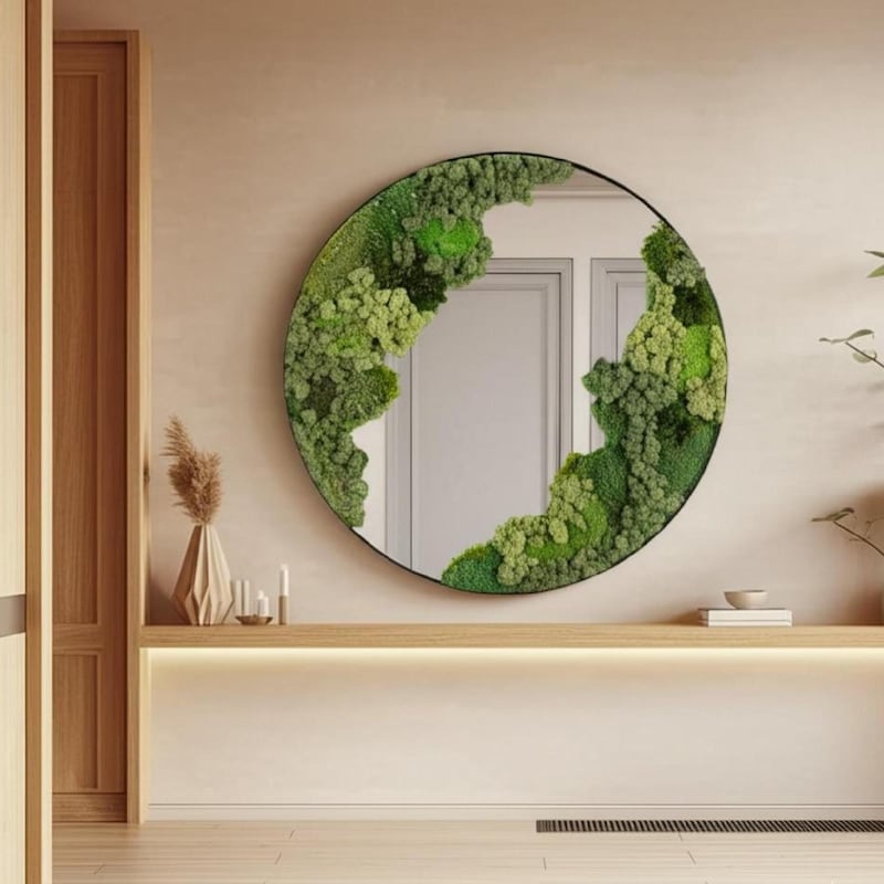 Moss Art 32 Round - Etsy