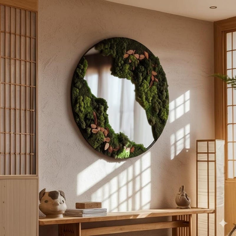 Moss Mirror - Etsy