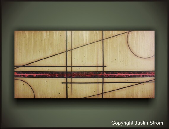 Items similar to The Long Way-------Original Abstract Painting by ...