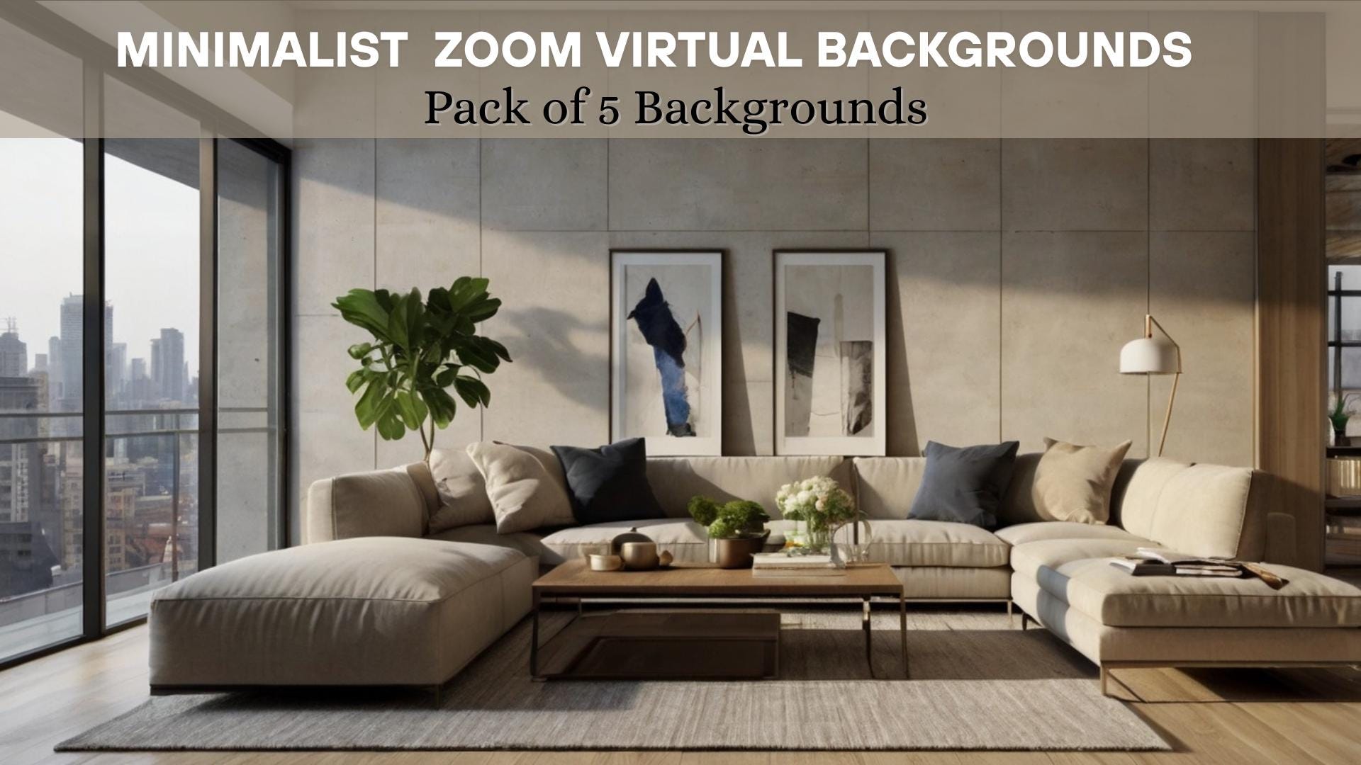 Zoom Virtual Background Home Office, Virtual Background Office Backdrop ...