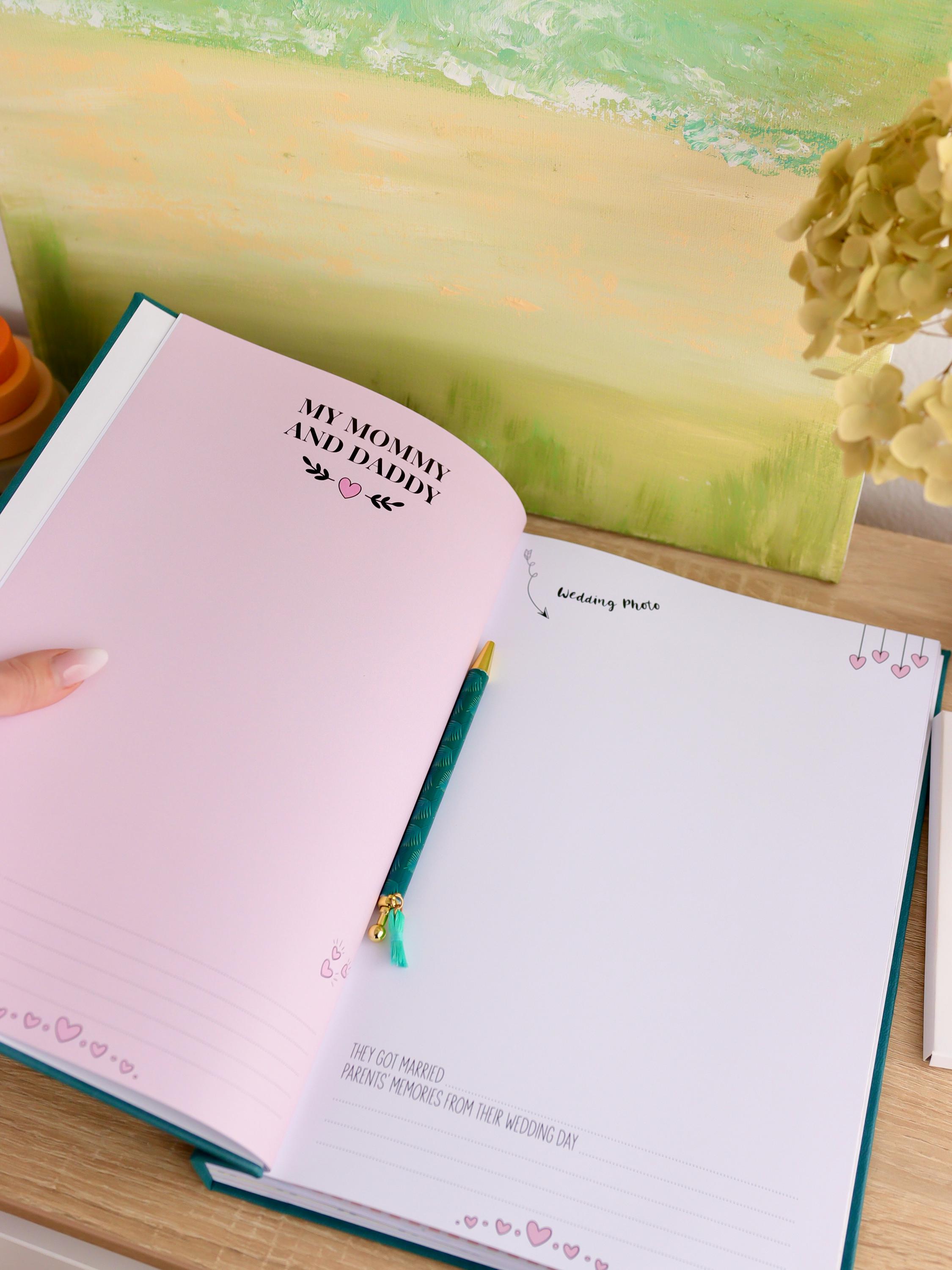 Personalized Baby Memory Book – Custom Keepsake Journal for Birth to 6 ...