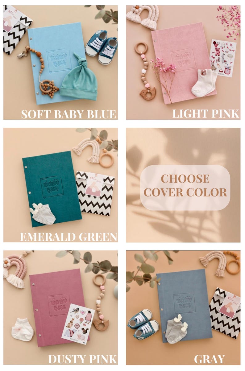 Personalized Baby Memory Book – Custom Keepsake Journal for Birth to 6 ...