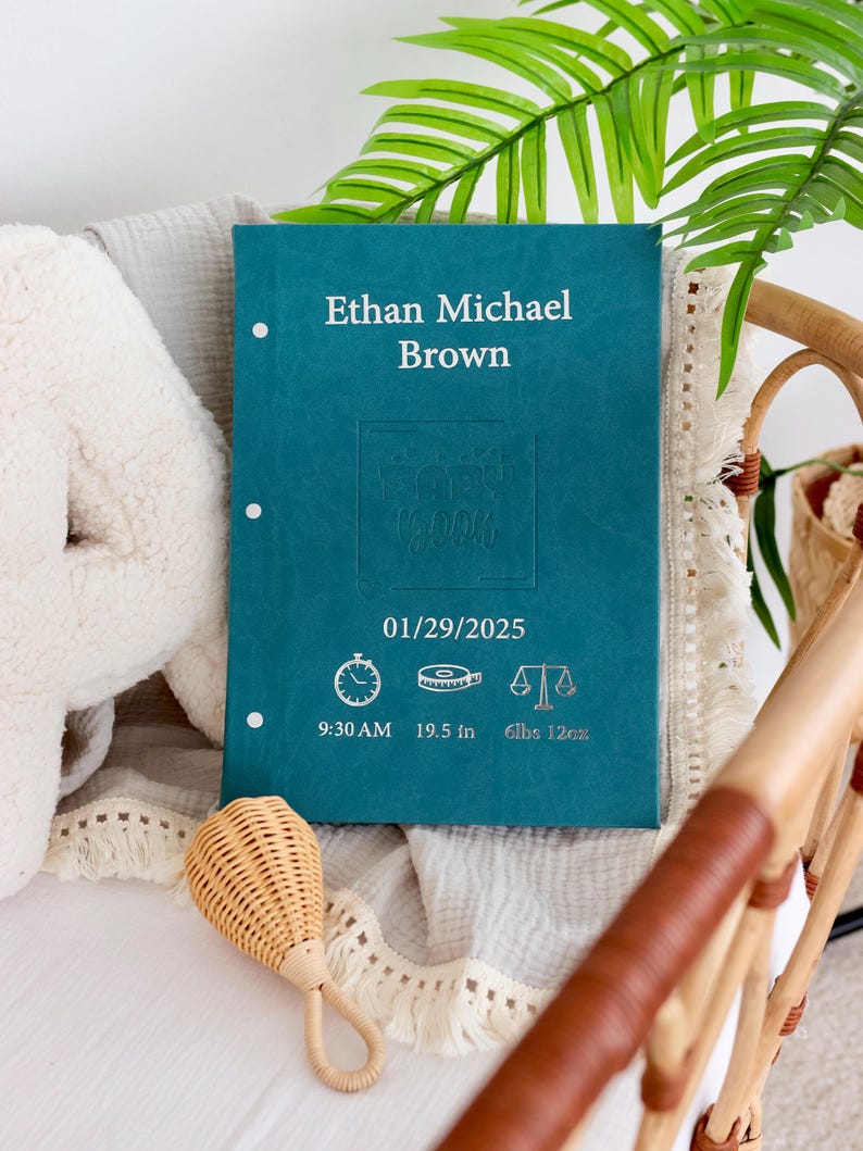 Personalized Baby Memory Book – Custom Keepsake Journal for Birth to 6 ...