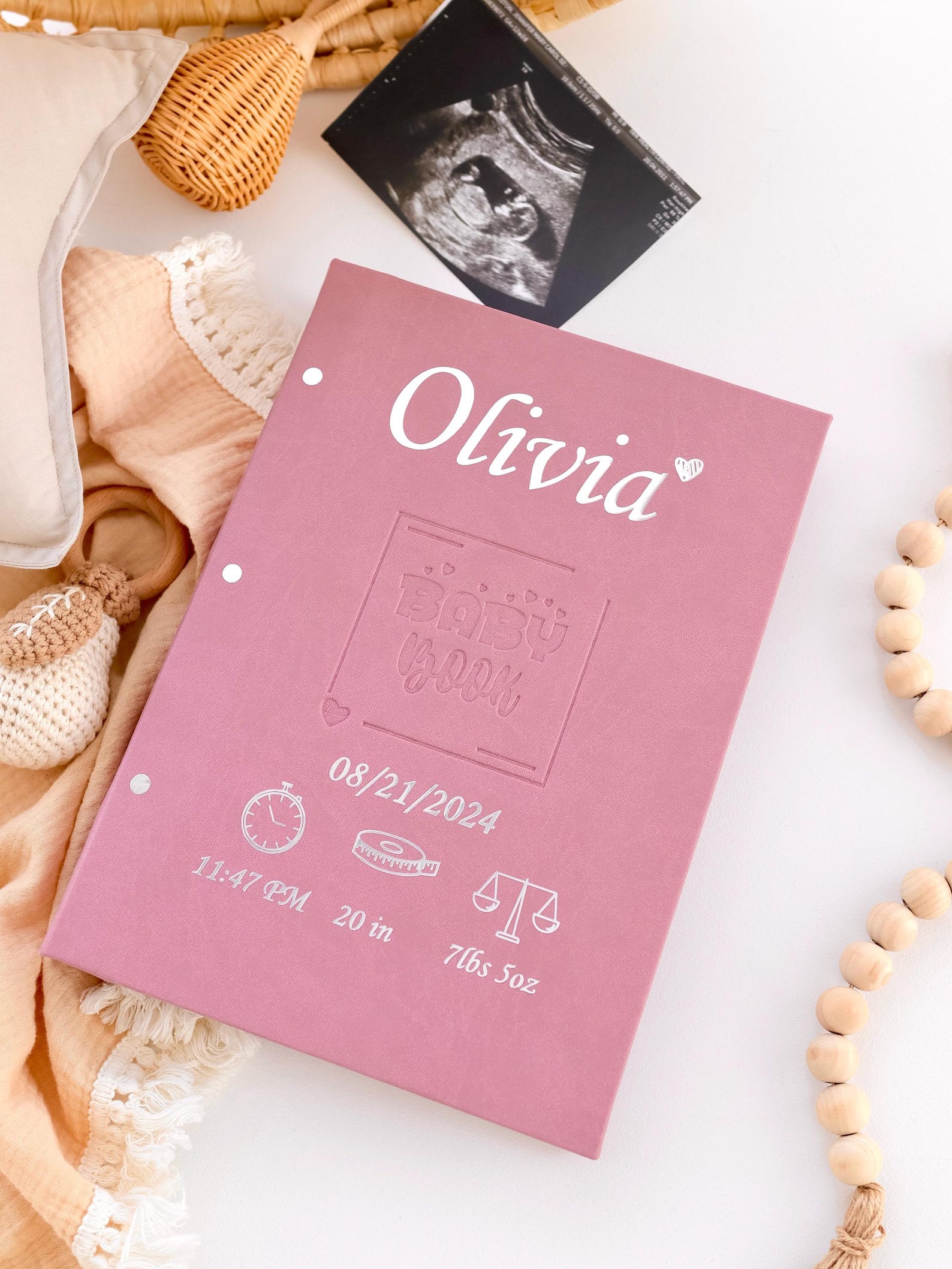 Personalized Baby Memory Book – Custom Keepsake Journal for Birth to 6 ...