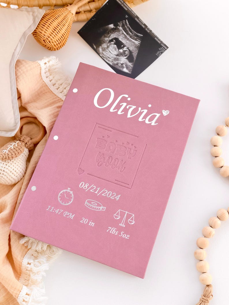 Personalized Baby Memory Book – Custom Keepsake Journal for Birth to 6 ...