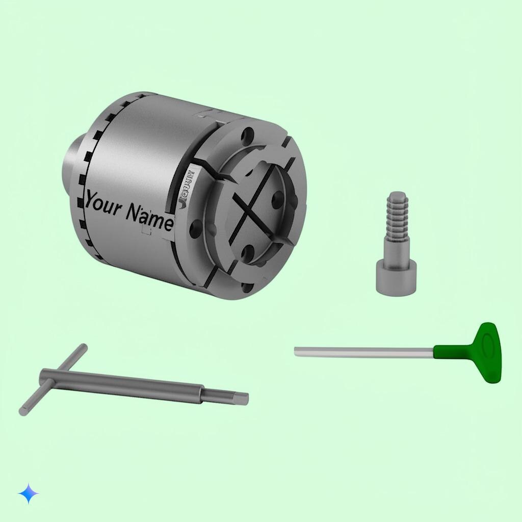 Personalized 100mm Diameter 4-jaw High Strength Wood Chuck System, Self ...