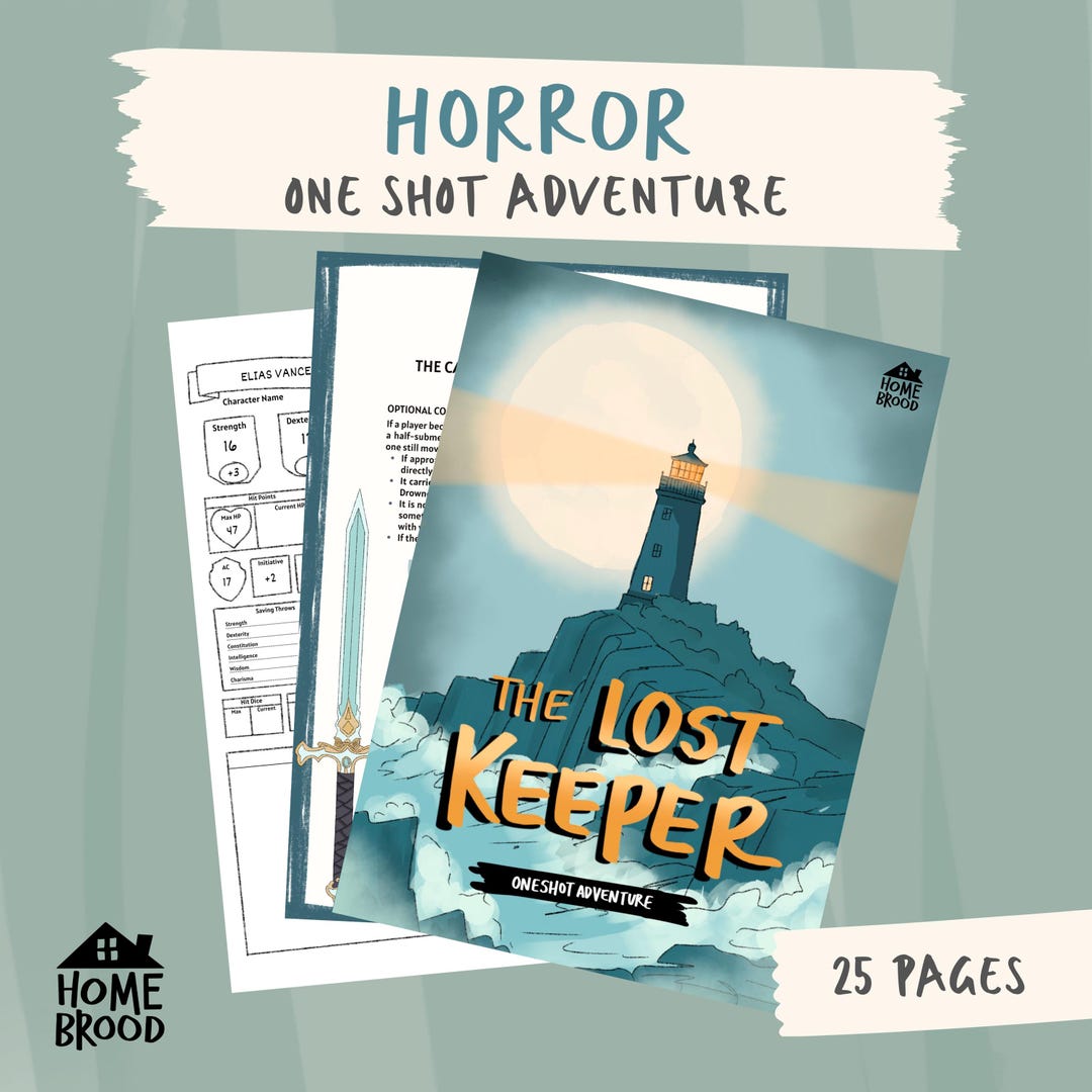 The Lost Keeper | One-shot Adventure | Horror RPG PDF | Printable ...