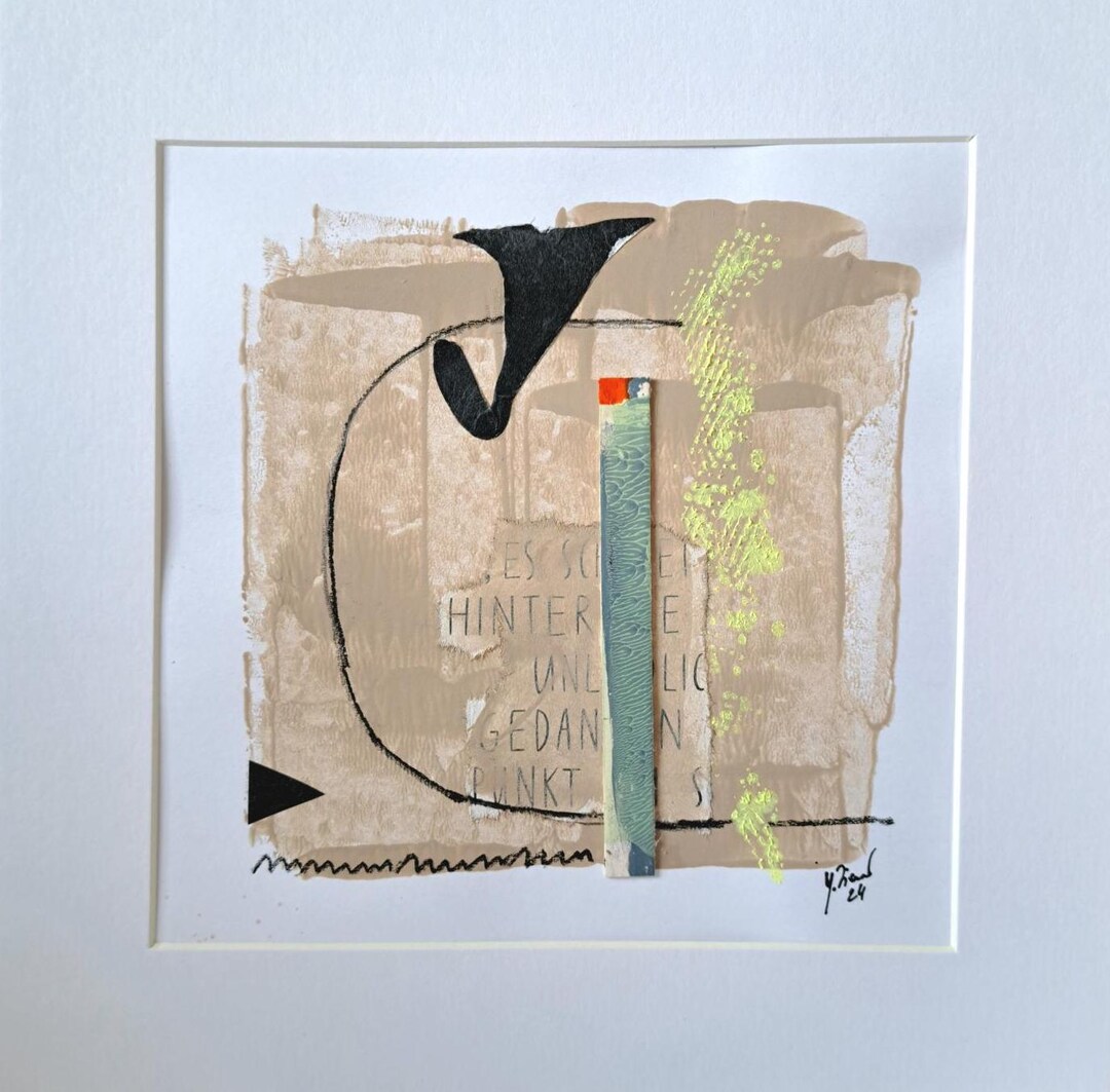 Original Collage, Collage Art, Collage, Original Art, Analog Collage ...
