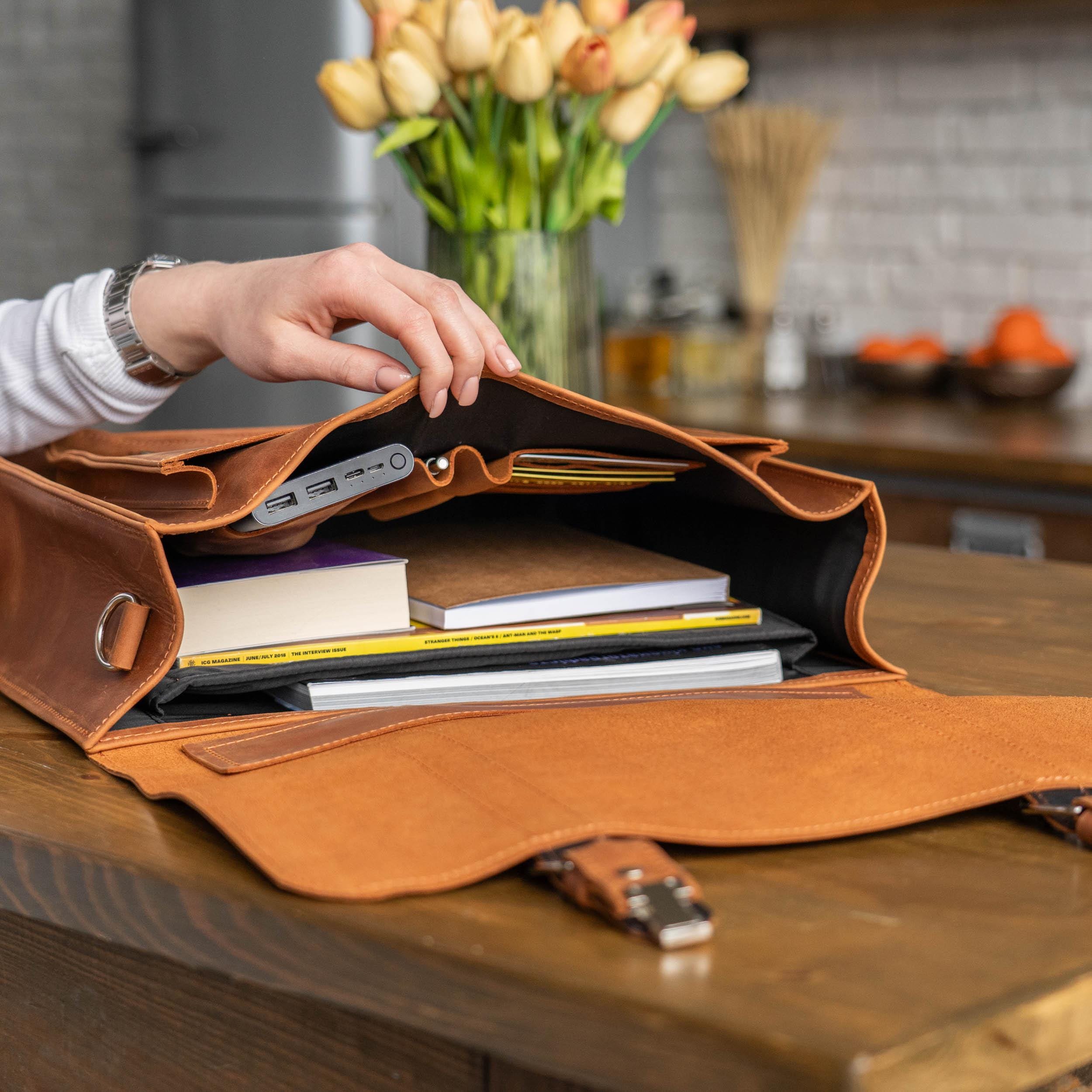 Leather Backpack Briefcase, Convertible Backpack Messenger, Leather ...