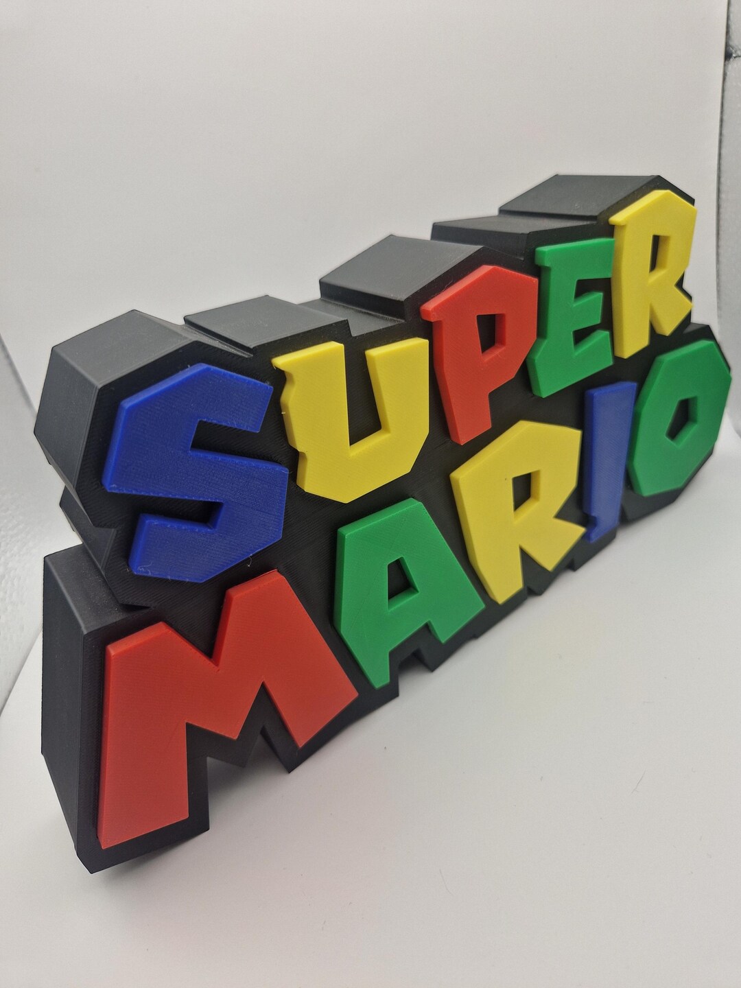 3d-printed Super Mario Desk Sign – Gamer Room Decor - Etsy