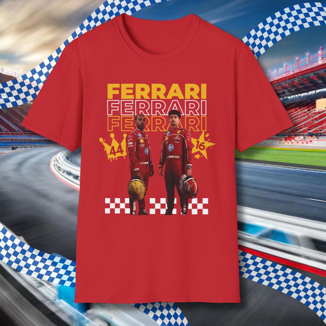 Ferrari F1 T-shirt, Formula 1 Tshirt for Fans, Formula 1 Fans Gift ...
