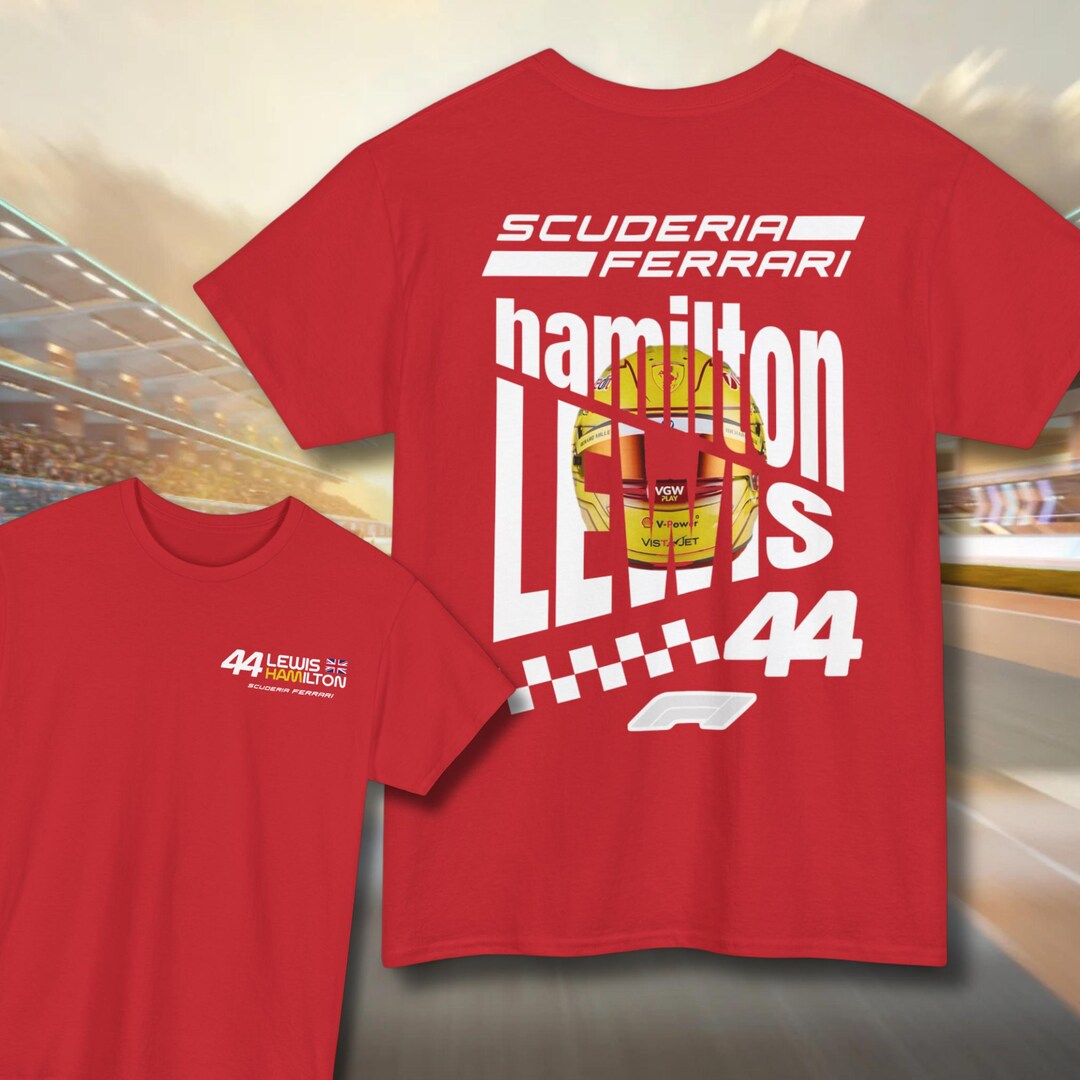 Lewis Hamilton T-shirt Ferrari Season 2025 Racing Gift for Men and ...