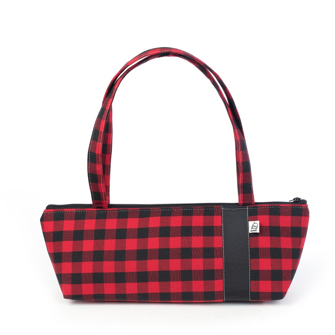 Buffalo Check Handbag, Zippered Handbag, Zippered Purse, Purse ...