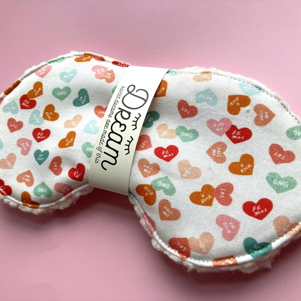 Heart Sleep Mask - Etsy