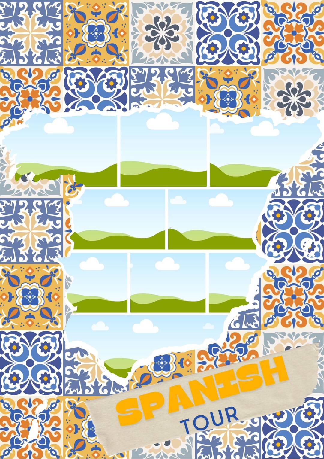 Canva Template - Spain - Etsy