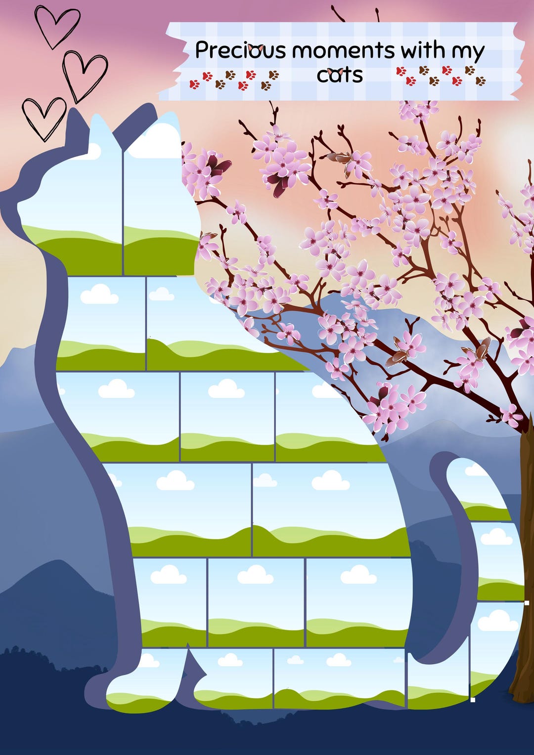 Canva Template - Cats - Etsy