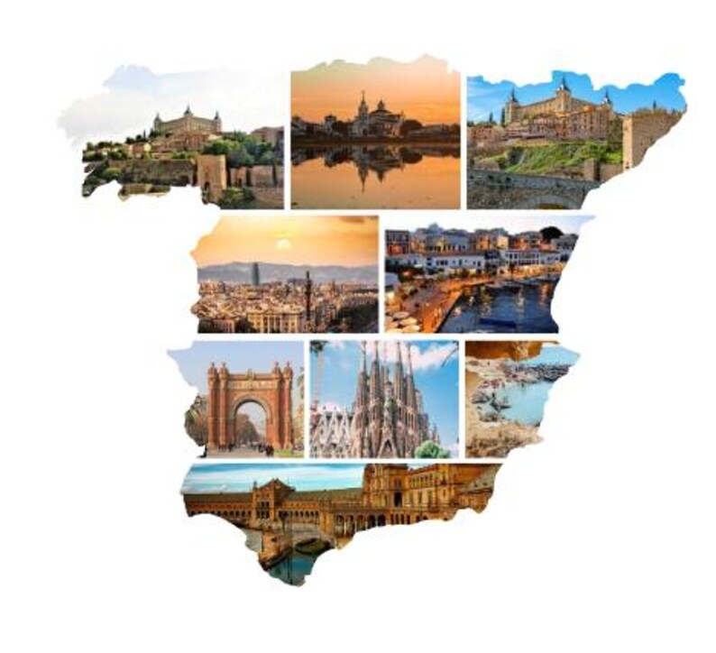 Canva Template - Spain - Etsy