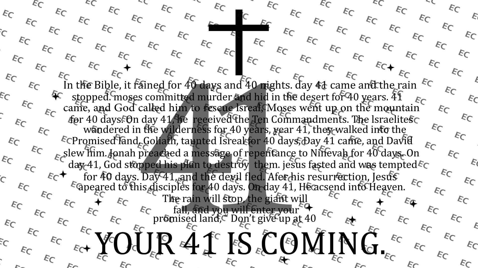 Bible Your 41 is Coming SVG PNG - Etsy