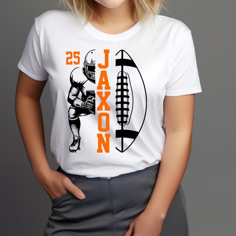 Custom Football Team Logo PNG Design, Personalized Football Graphics ...