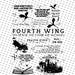 Fourth Wing SVG PNG - Etsy