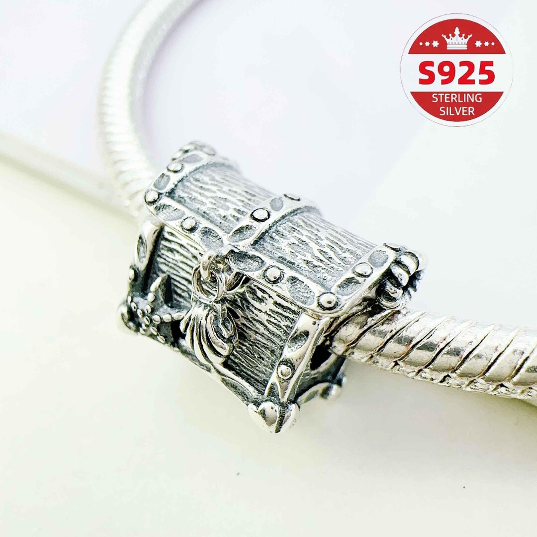 Pandora Sterling Silver Chest of Treasure Nautical Travel Charm for ...