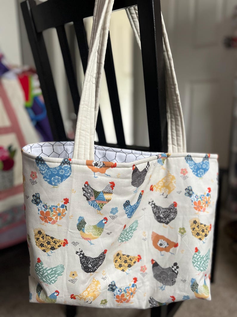 Chicken Tote Bag, Shoulder Bag, Purse - Etsy