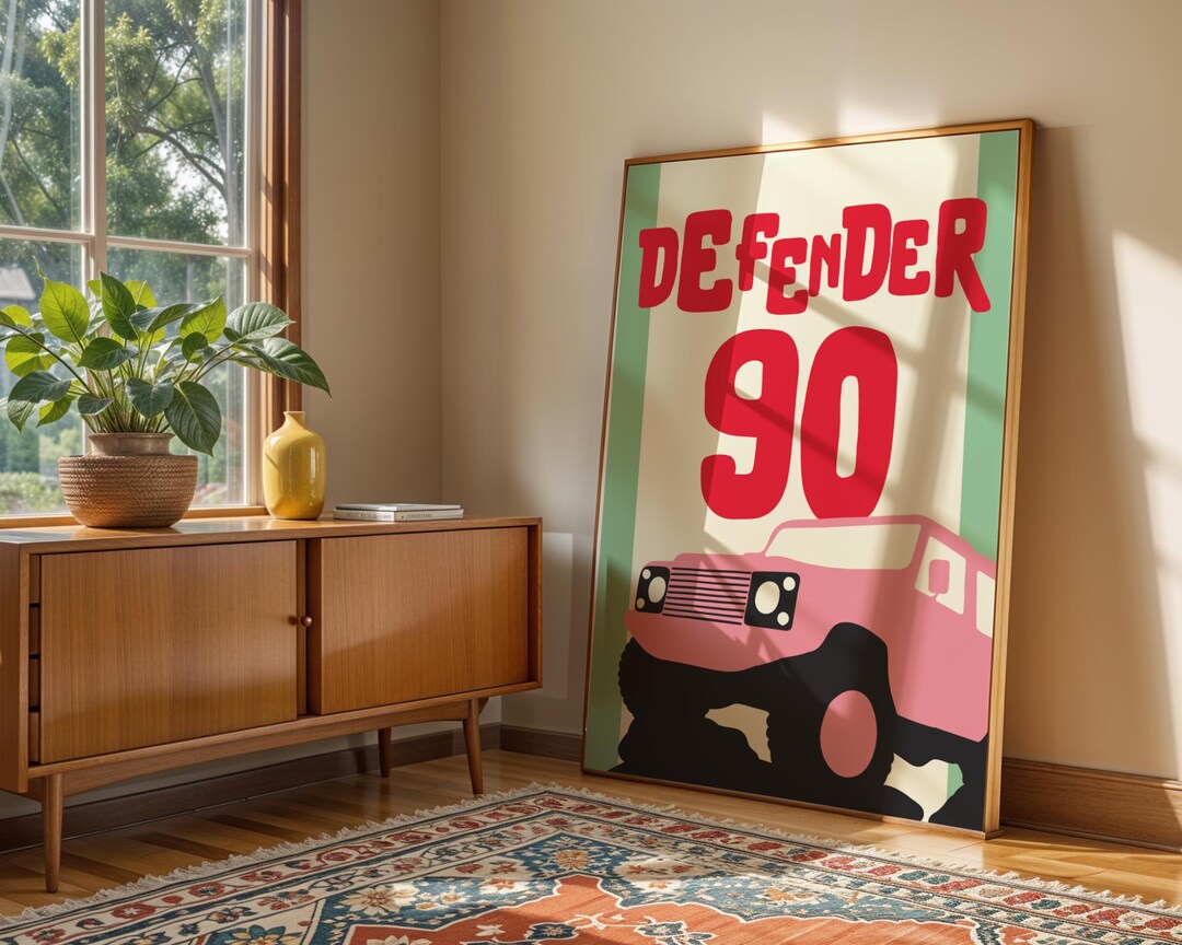 Land Rover Defender 90 Premium Poster 3 - Etsy