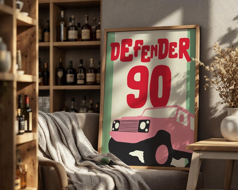 Land Rover Defender 90 Premium Poster 3 - Etsy