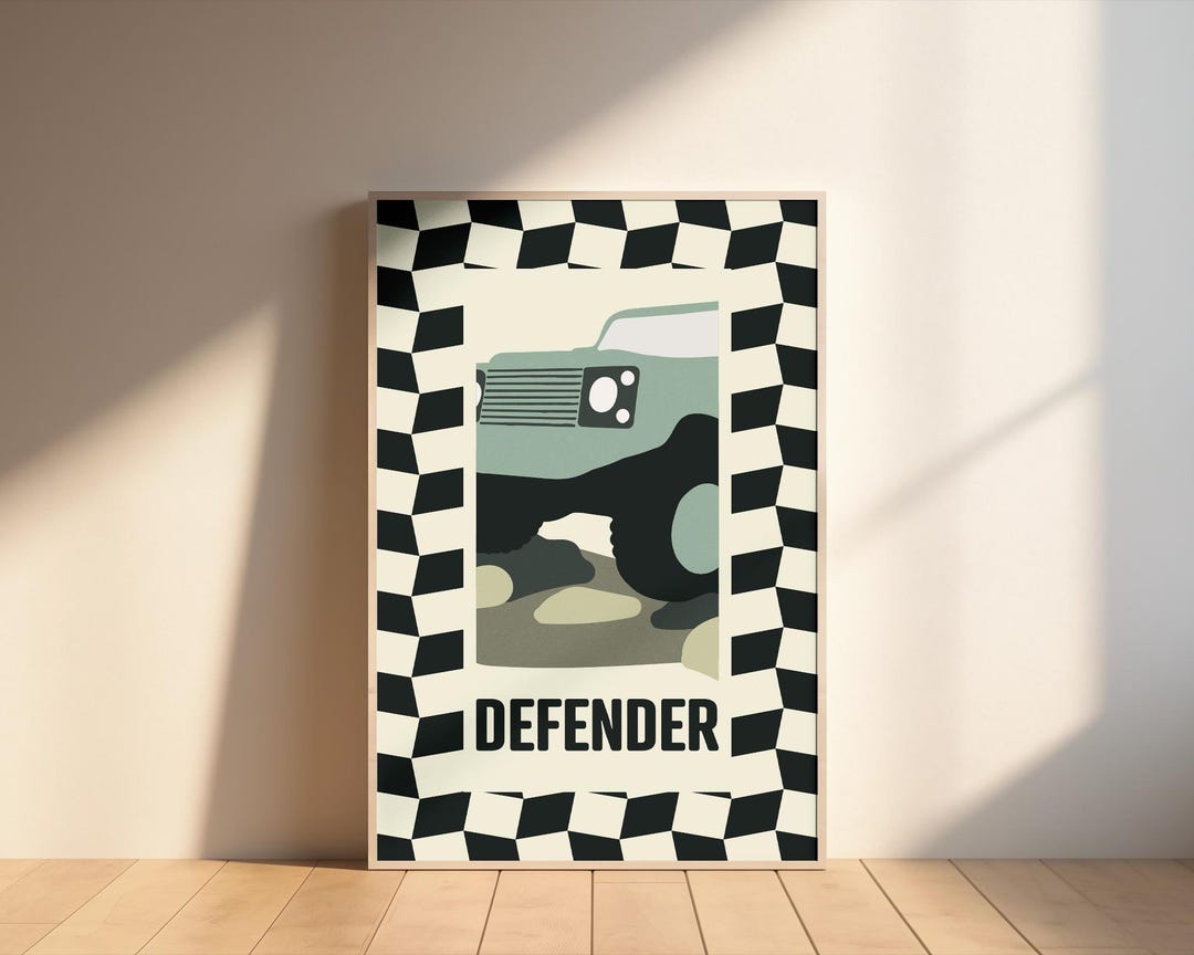 Land Rover Defender 90 Premium Poster - Etsy