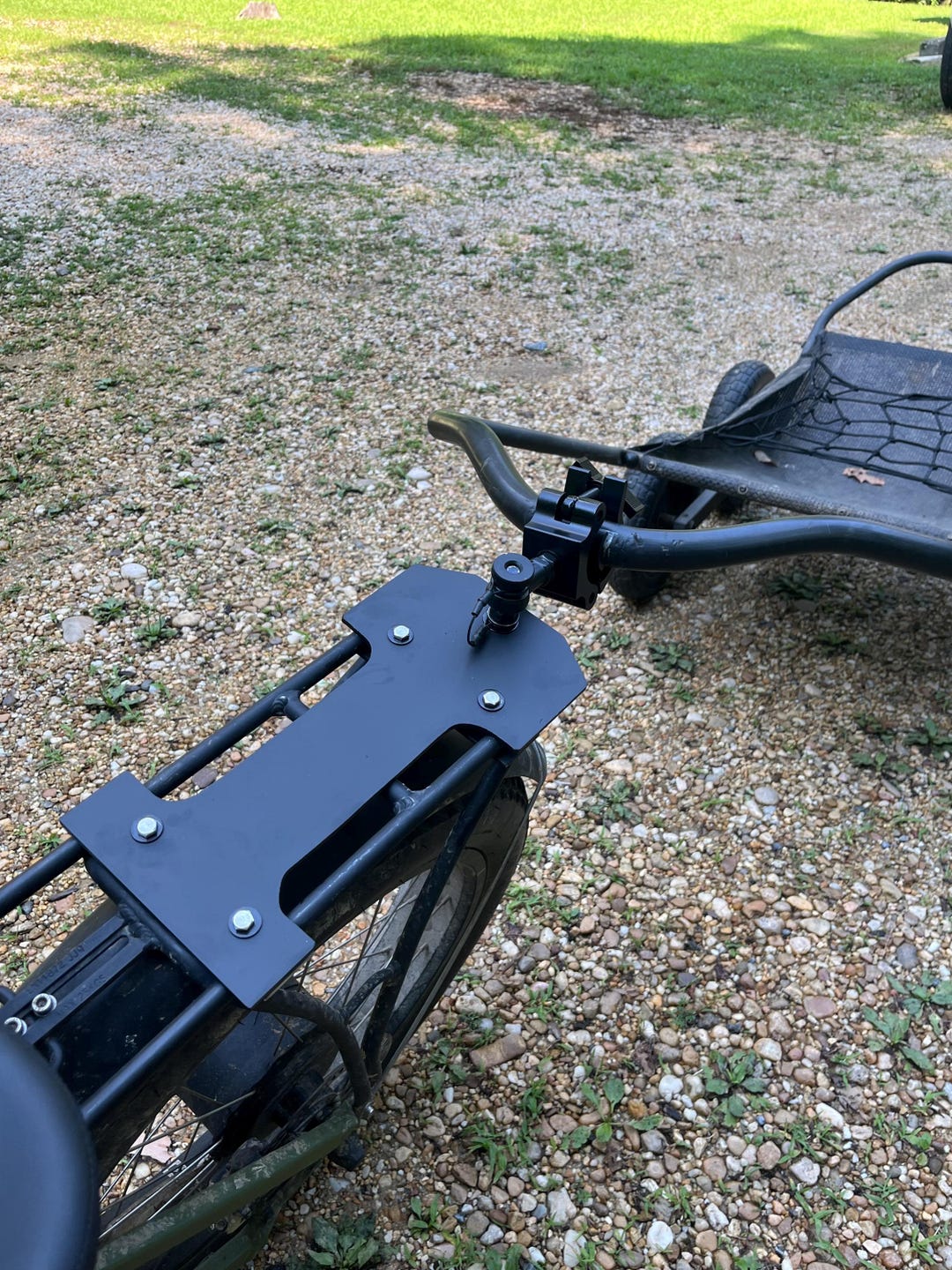 E-bike Trailer Hitch Adapter – Heavy Duty Welded Bike Trailer Mount for ...