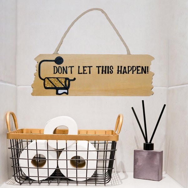 Toilet Reminder Sign - Etsy