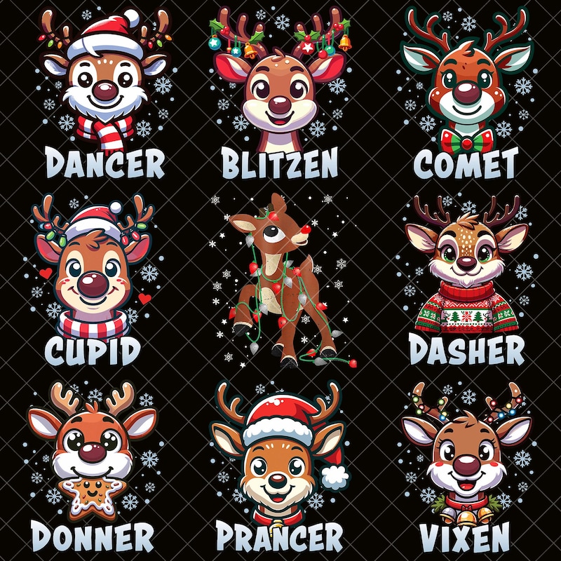 Funny Reindeer Pictures - Etsy