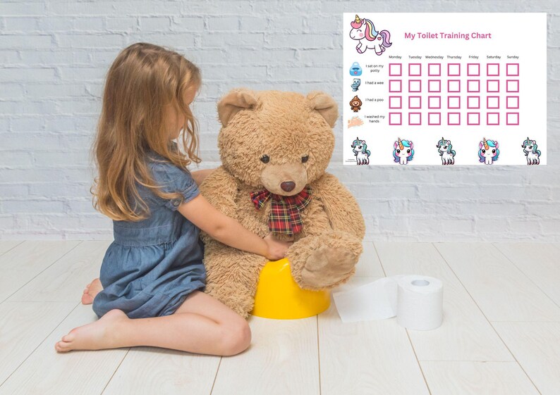Potty Toilet Training Reward Chart, Dinosaur, Behaviour Sticker Chart ...