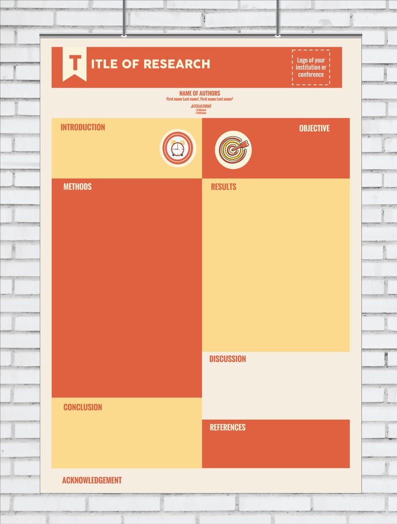 Research Poster Template / Academic and Scientific Conference Poster ...