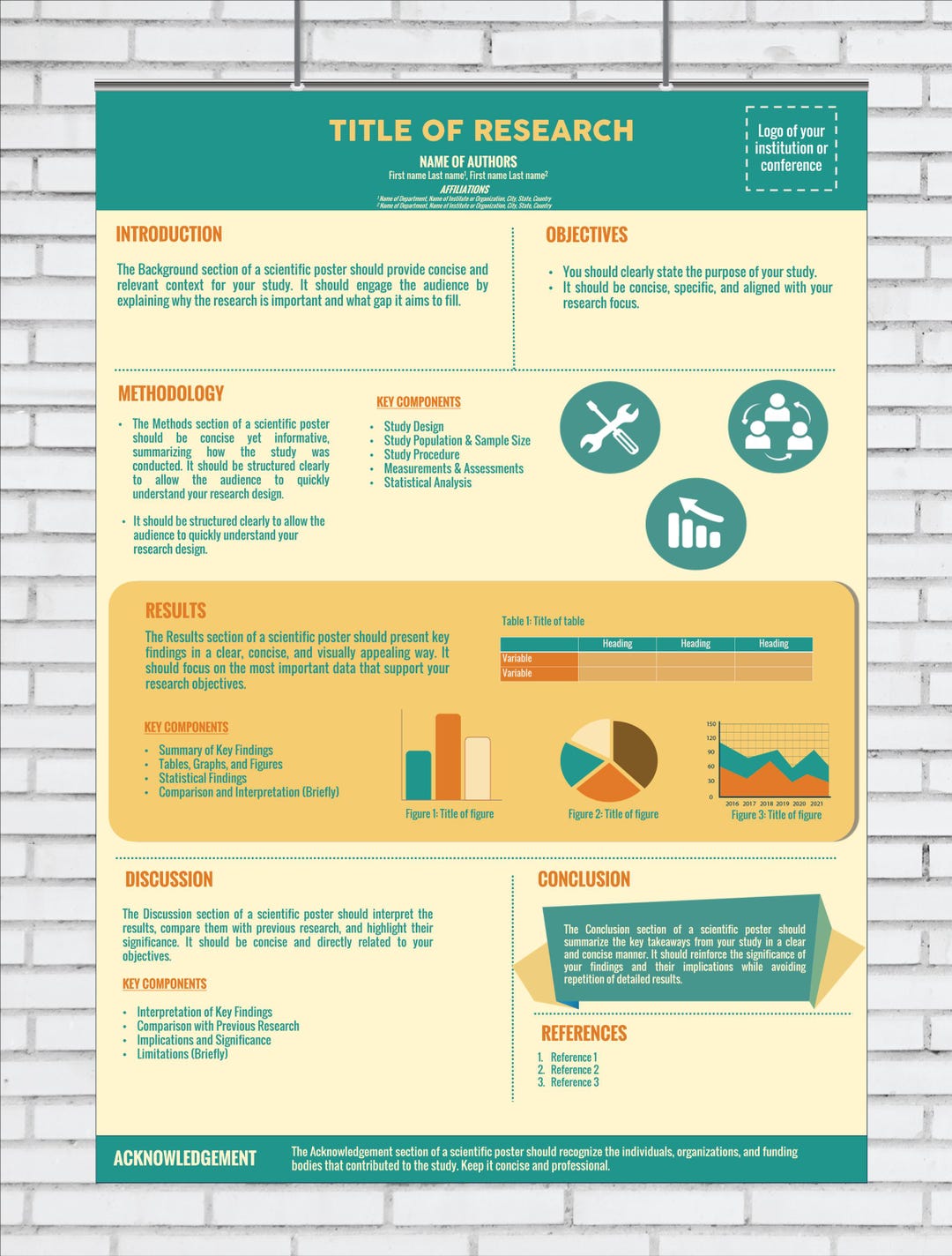 Research Poster Template / Academic and Scientific Conference Poster ...