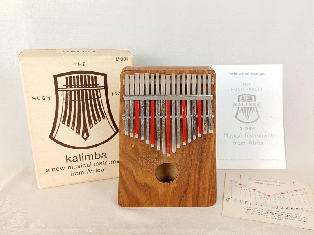 Hugh Tracey Treble Kalimba, 17 Note Vintage Thumb Piano Made in South ...