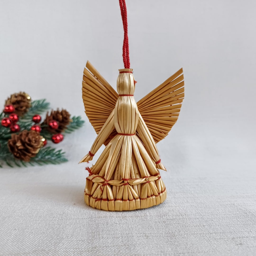 Vintage Swedish Scandinavian Straw Angel Christmas Ornament, Hand Made ...