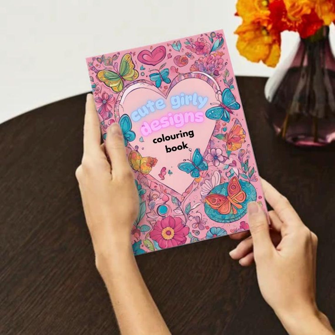 Cute Girly Designs Digital Colouring Book - Etsy
