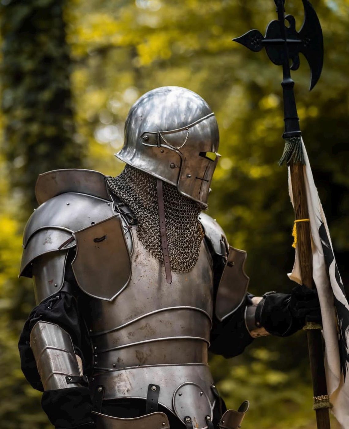 Fully Wearable Knight Suit – Barbuta Visor Helmet & Full Mild Steel ...