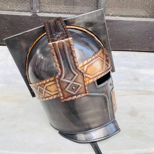 Medieval LOTR M Dwarf Cosplay Armor Helmet | Handmade 18G Steel Helmet ...