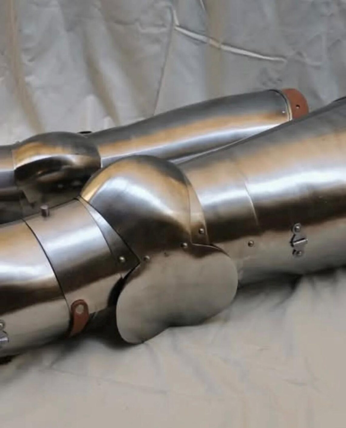 Medieval Full Steel Leg Armor – Handmade Gothic Plate Cuisses, Poleyns ...