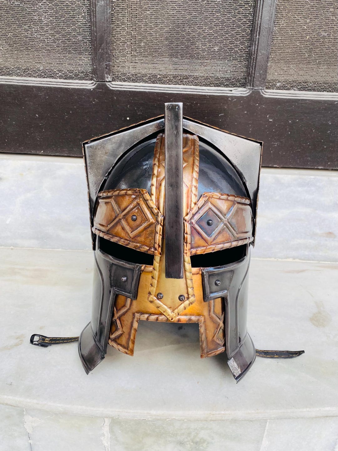 Medieval LOTR M Dwarf Cosplay Armor Helmet | Handmade 18G Steel Helmet ...
