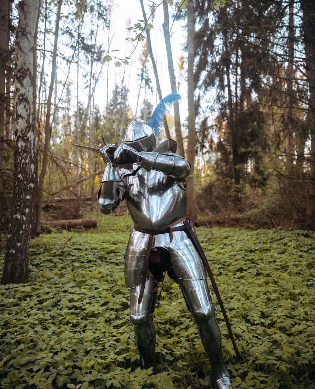 Medieval Full Suit of Close Guard Armor Costume | Handmade Steel Knight ...