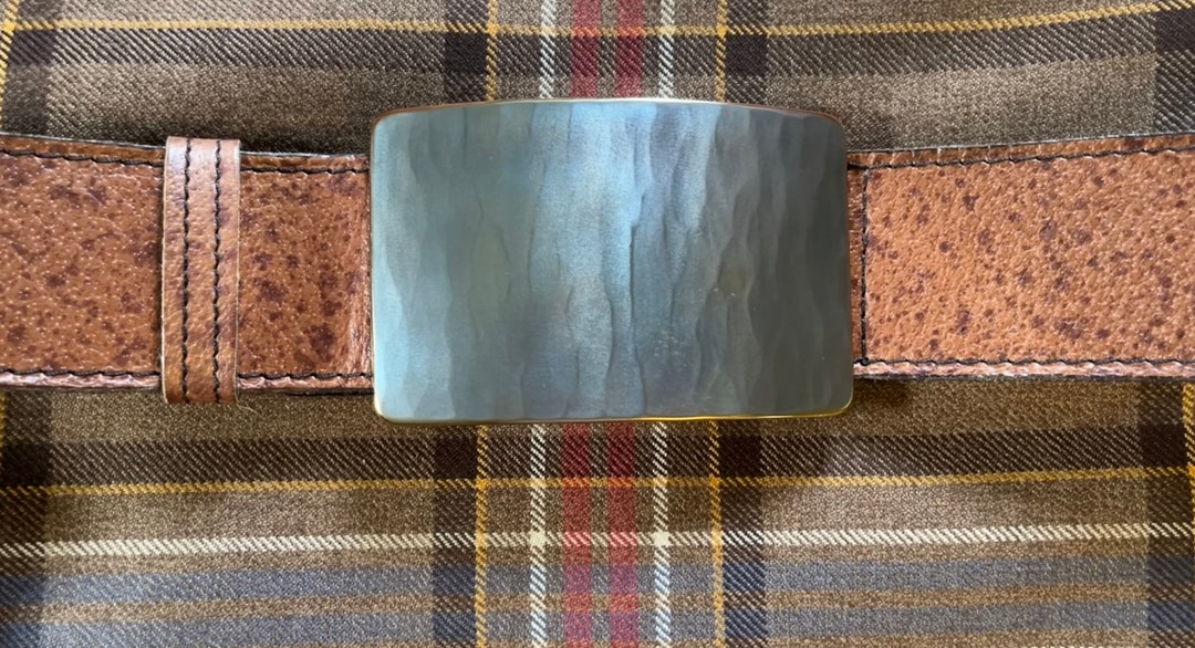 KILT Belt Buckle, Hand Forged Buckle, Scottish Stainless Steel Buckle ...