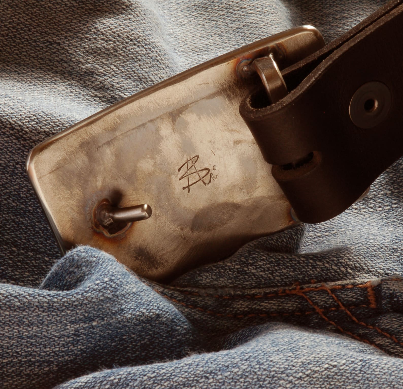 Hand-forged Belt Buckle Wood Grain Wood Lovers Canadian | Etsy