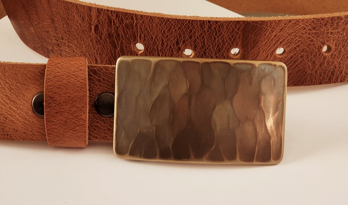 Blue Woodgrain Belt & Buckle Set for Jeans Unisex Gifts Hand - Etsy