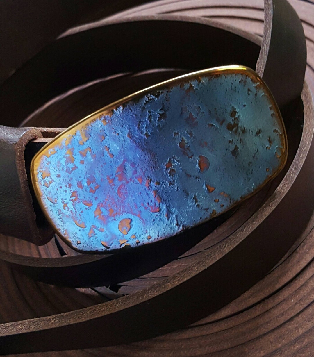 Belt Buckle Original Blue Jean Buckle Hand Forged Anvil - Etsy